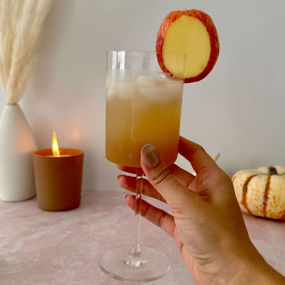 Cider Smash Mocktail | The Sculpt Society